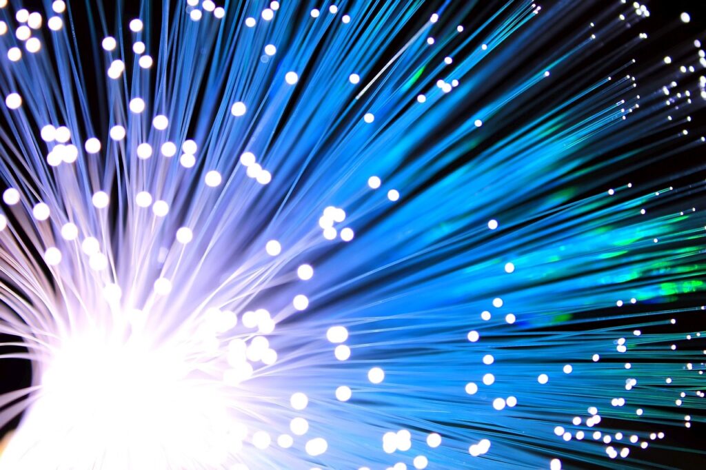 What is fiber optics used for?