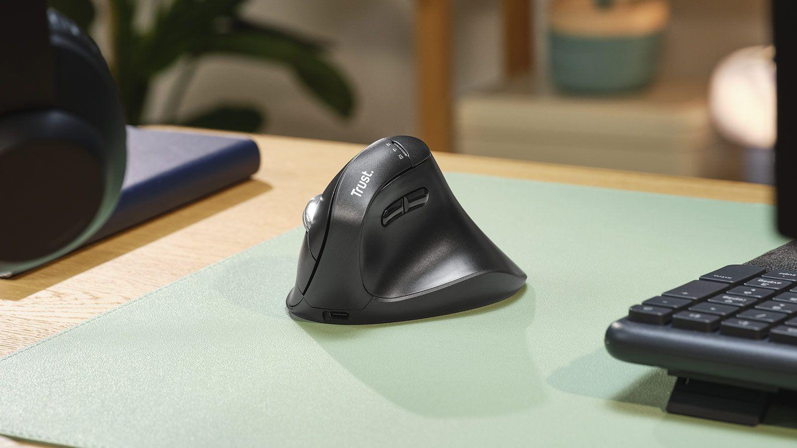 Trust Vyran: The Ergonomic Vertical Mouse for Your Office